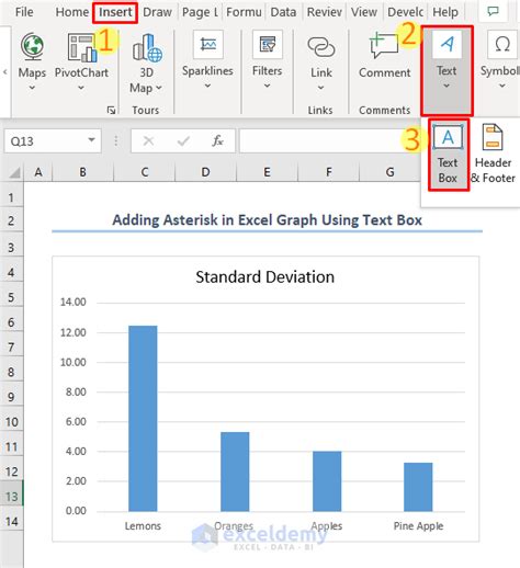 How To Add An Asterisk In An Excel Graph 2 Methods Exceldemy