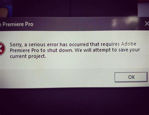 sorry a serious error occurred adobe premiere mac datenergythemes