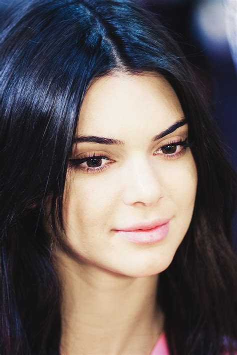 Hd Wallpaper Kendall Jenner Women Brunette Long Hair Model Face