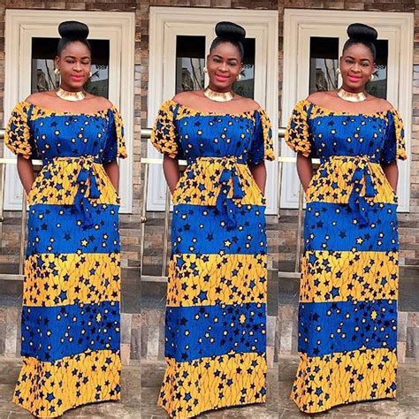 Résultat De Recherche Dimages Pour Robe Longue Wax Africain