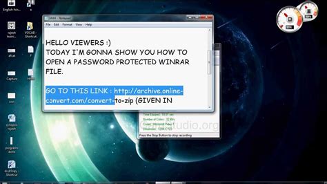 how to open a password protected winrar file without any downloads