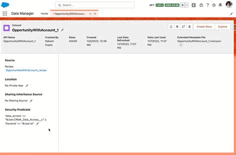 Crm Analytics Data Security To Control Access To Rows Automation