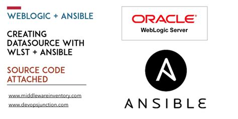 weblogic datasource creation wlst script and ansible playbook