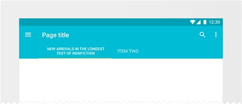 tabs components material design guidelines