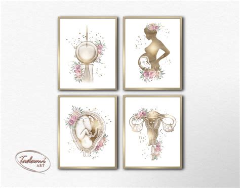 Fertility Wall Art Ivf Poster Fertility Clinic Decor Fertilization