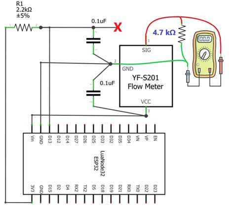 water flow sensor yf b5 shows incorrect pulses sensors arduino forum
