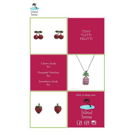 🍒 Tiny Tutti Frutti 🍓 Delicate And Cute These Crystal Jewels Make The