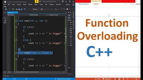 function overloading c programming youtube