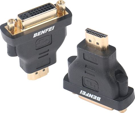 Hdmi To Dvi Adapter Benfei Hdmi To Dvi D Dvi Bidirectional