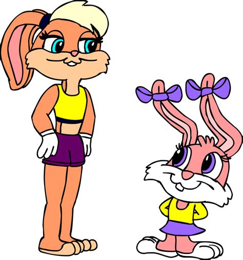 Lola Bunny Meets Babs Bunny V2 By Blackrhinoranger On Deviantart