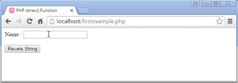 php strrev string function