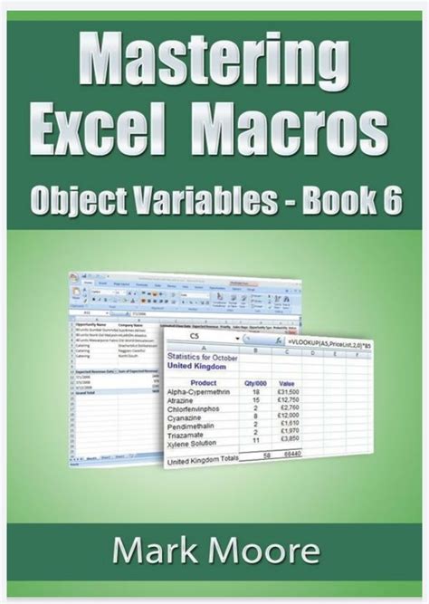 [free ebook]mastering excel macros object variables book 6 ebooks free