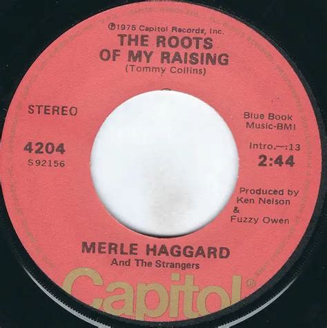 Merle Haggard The Roots Of My Raising