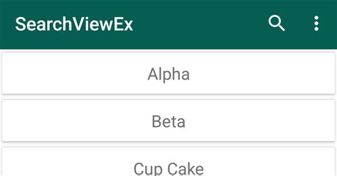 android development tutorials filter recyclerview using searchview in