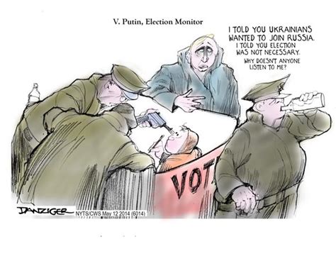 Putin Election Monitor Danziger Cartoons