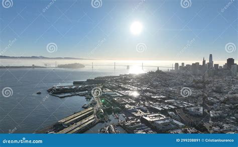 San Francisco Bay At San Francisco In California United States Stock