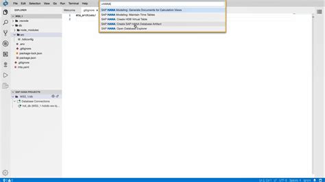 import data into a table in sap hana database project tutorials for