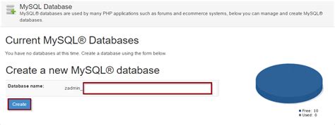 how to create a database — otox