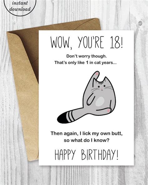18th Birthday Cards Funny 18 Years Of Being Extraordinary Happy 18th