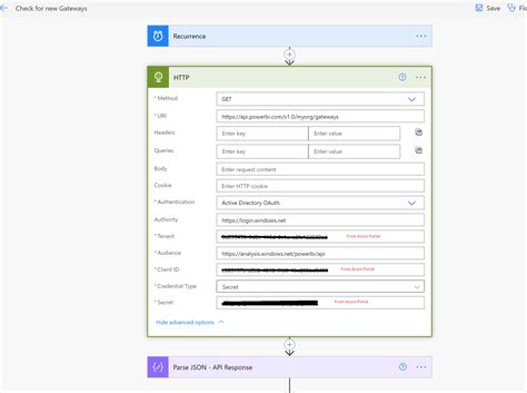 list gateways power bi rest api serverless notes