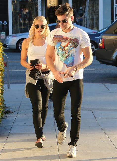 Zac Efron And His Girlfriend Sami Miro Popsugar Celebrity