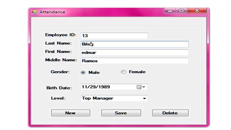 100 working crud using oledb connection plete