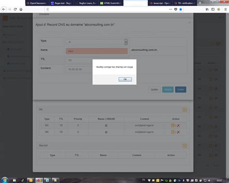 validation de la syntax d un formulaire regex et javascript par tba