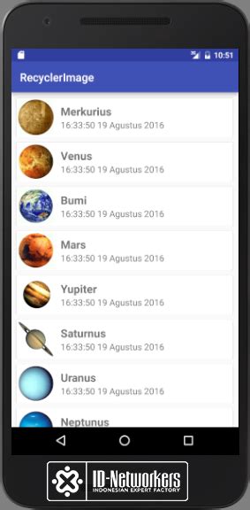 membuat aplikasi android recyclerview dan menampilkan gambar dengan