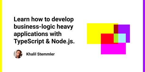 domain driven design w typescript and node js khalil stemmler