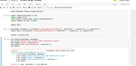 yearsbase is not recognised introduction to machine learning and
