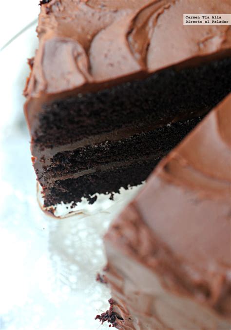 Pastel De Chocolate Receta De Cocina Fácil Sencilla Y Deliciosa