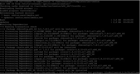 linux container examples to implement linux container