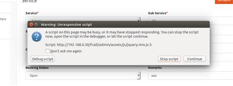 ajax warning unresponsive script error in jquery validation plugin