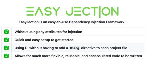 easyjection dependency injection framework 实用工具 工具 unity asset store