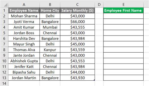 vba left function how to use excel vba left function