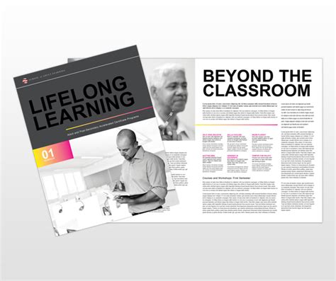 Adult Education Services Provider Brochure Templates