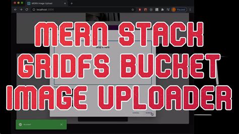 download mern stack image upload tutorial gridfs bucket and material