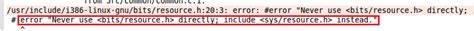c eclipse cdt symbol ` rlimit nproc` could not be