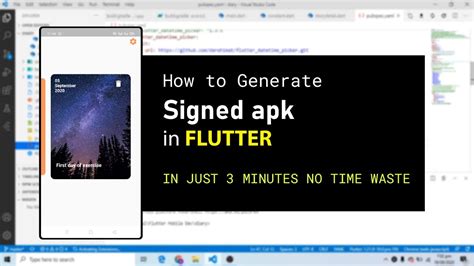 flutter prepare app for release in 3 minutes how to generate signed
