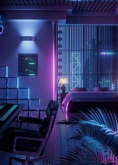 30 Best Cyberpunk Themed Room When You Live In Cyber City