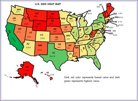 Geographic Heat Map For Excel