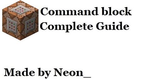 command block the detailed and full guide minecraft blog