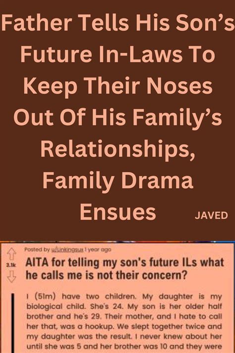 Father Tells His Sons Future In Laws To Keep Their Noses Out Of His