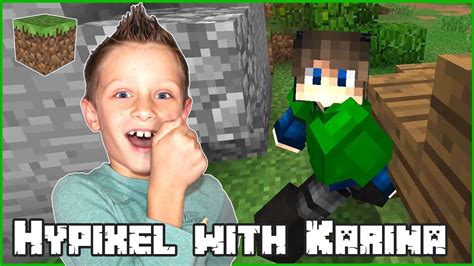 Playing Hypixel With Karina Minecraft Youtube
