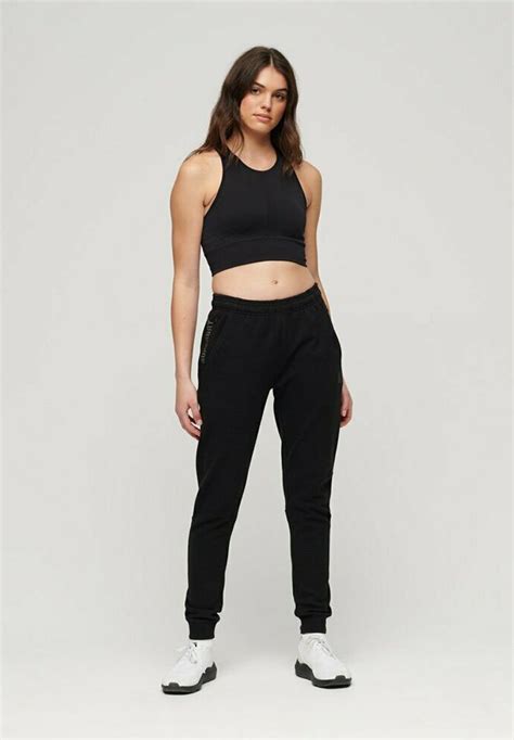 Superdry Code Tech Slim Tracksuit Bottoms Black Zalando Ie