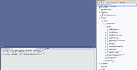 razor pages how to move identity related classes from the main