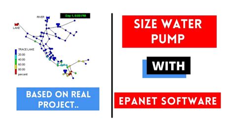epanet tutorial how to size model water pumps using epanet software