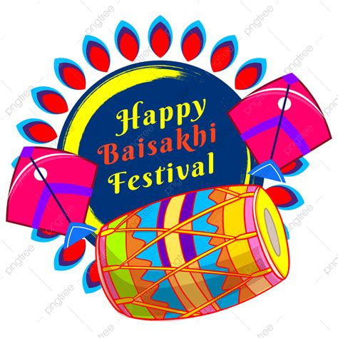 Happy New Year Vector Design Images Illustration Of Punjabi New Year