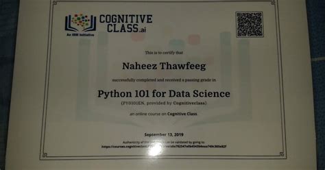 naheez thawfeeg s blog printed the certificate of python for data