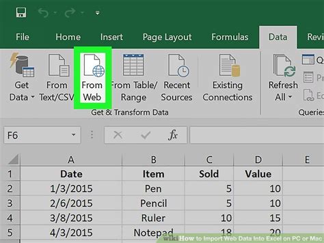 how to import web data into excel on pc or mac 8 steps